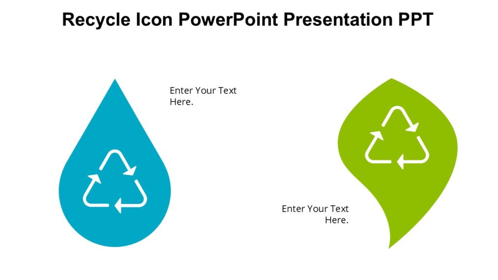 Recycle Icon PowerPoint Presentation PPT - PPTUniverse