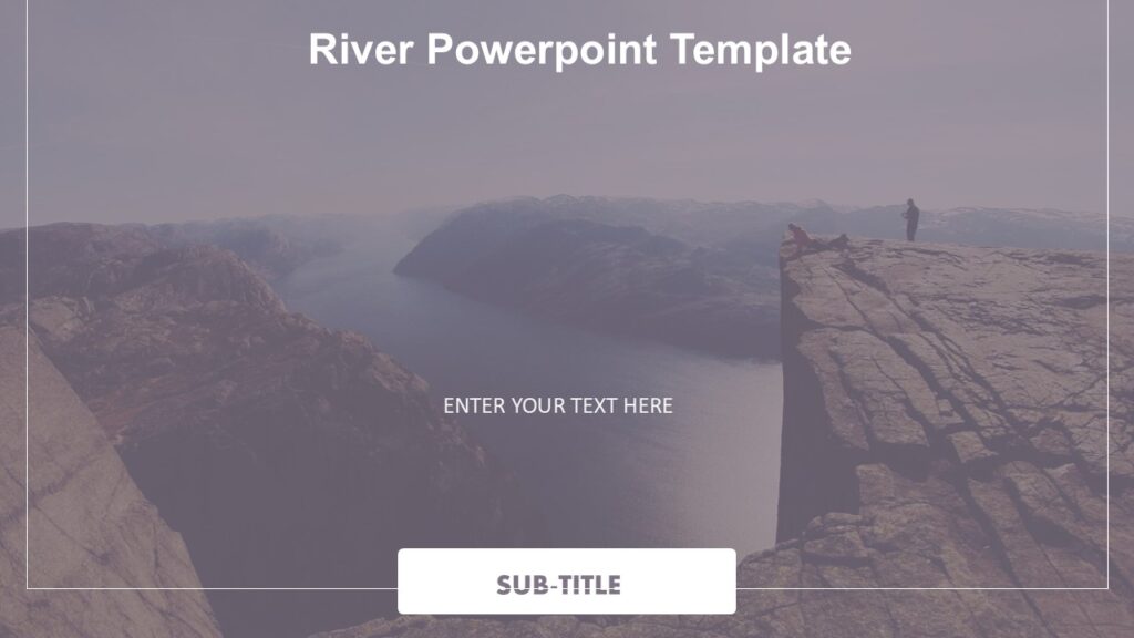 River Powerpoint Template : 100% Editable PPTx