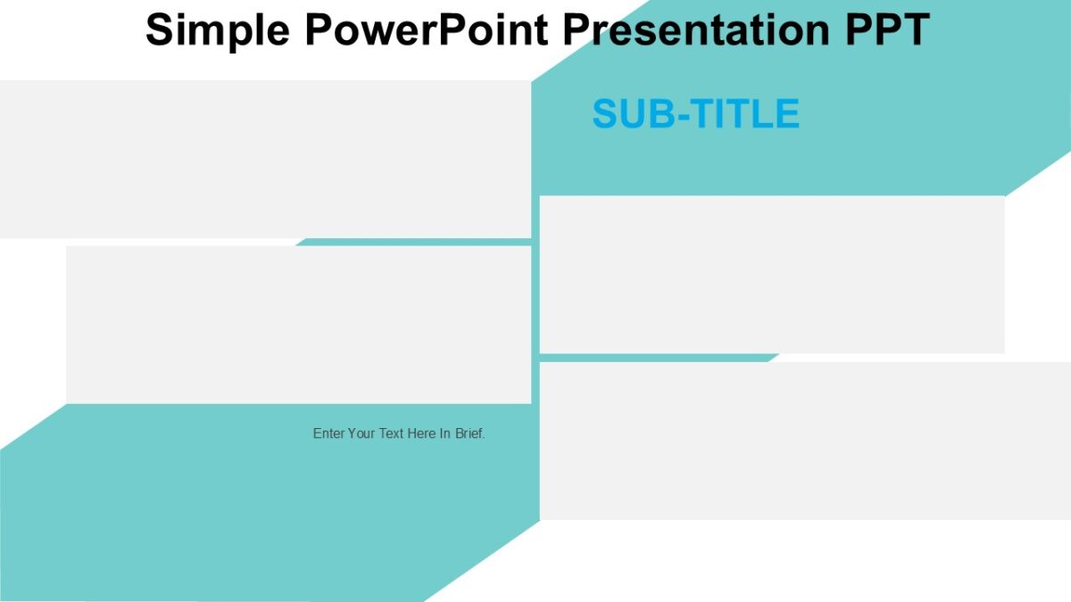 Simple PowerPoint Presentation PPT : 100% Editable PPTx