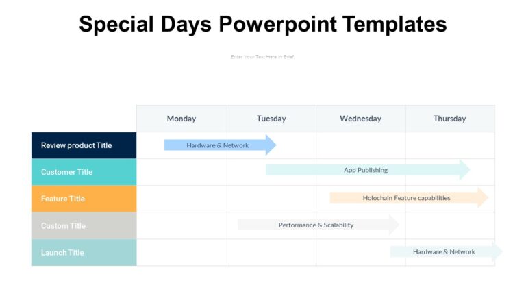 Special Days Powerpoint Templates : 100% Editable PPTx