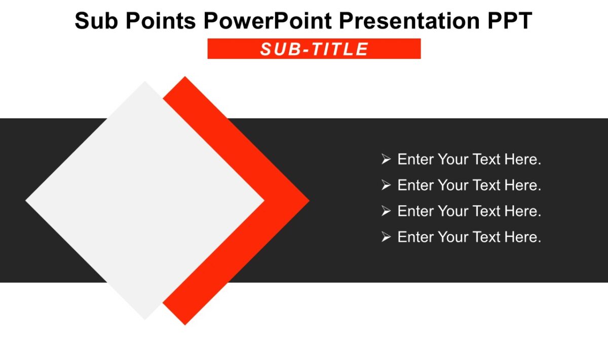 Sub Points PowerPoint Presentation PPT - PPTUniverse