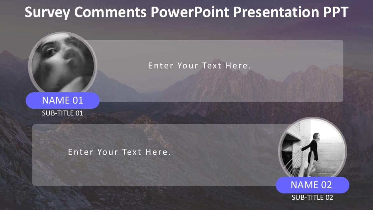 Survey Comments PowerPoint Presentation PPT - PPTUniverse