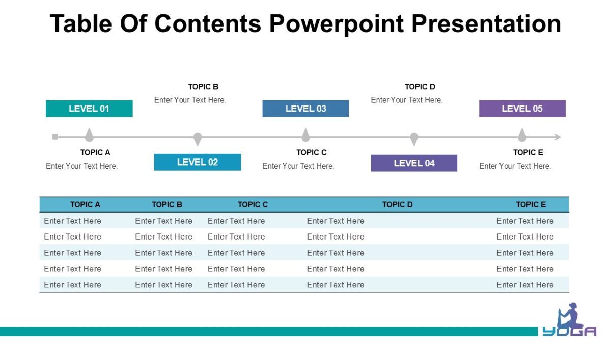 Table Of Contents Powerpoint Presentation - PPTUniverse