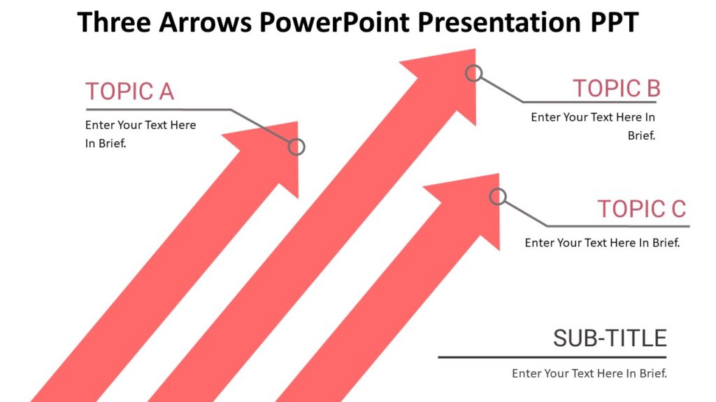 Three Arrows PowerPoint Presentation PPT - PPTUniverse