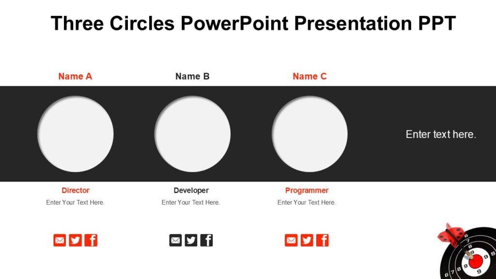 Three Circles PowerPoint Presentation PPT - PPTUniverse