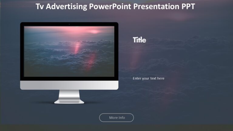 Tv Advertising PowerPoint Presentation PPT : 100% Editable PPTx