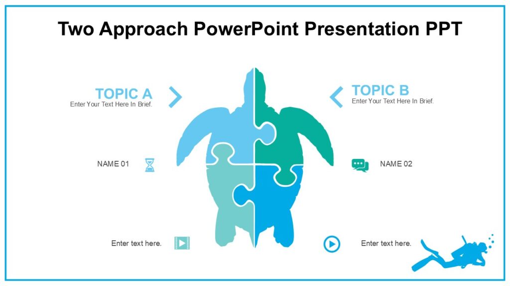 Two Approach PowerPoint Presentation PPT : 100% Editable PPTx