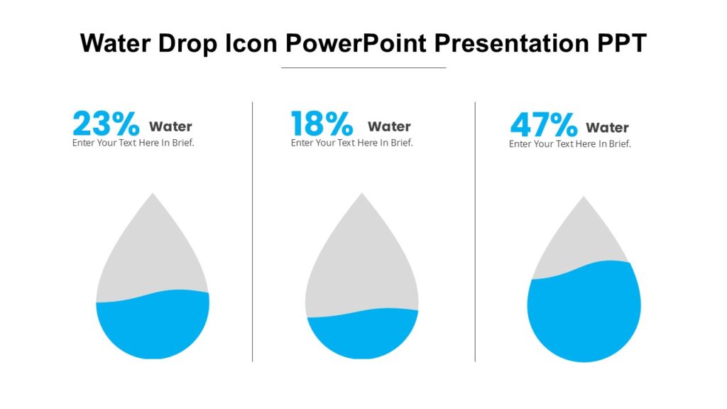 Water Drop Icon PowerPoint Presentation PPT - PPTUniverse