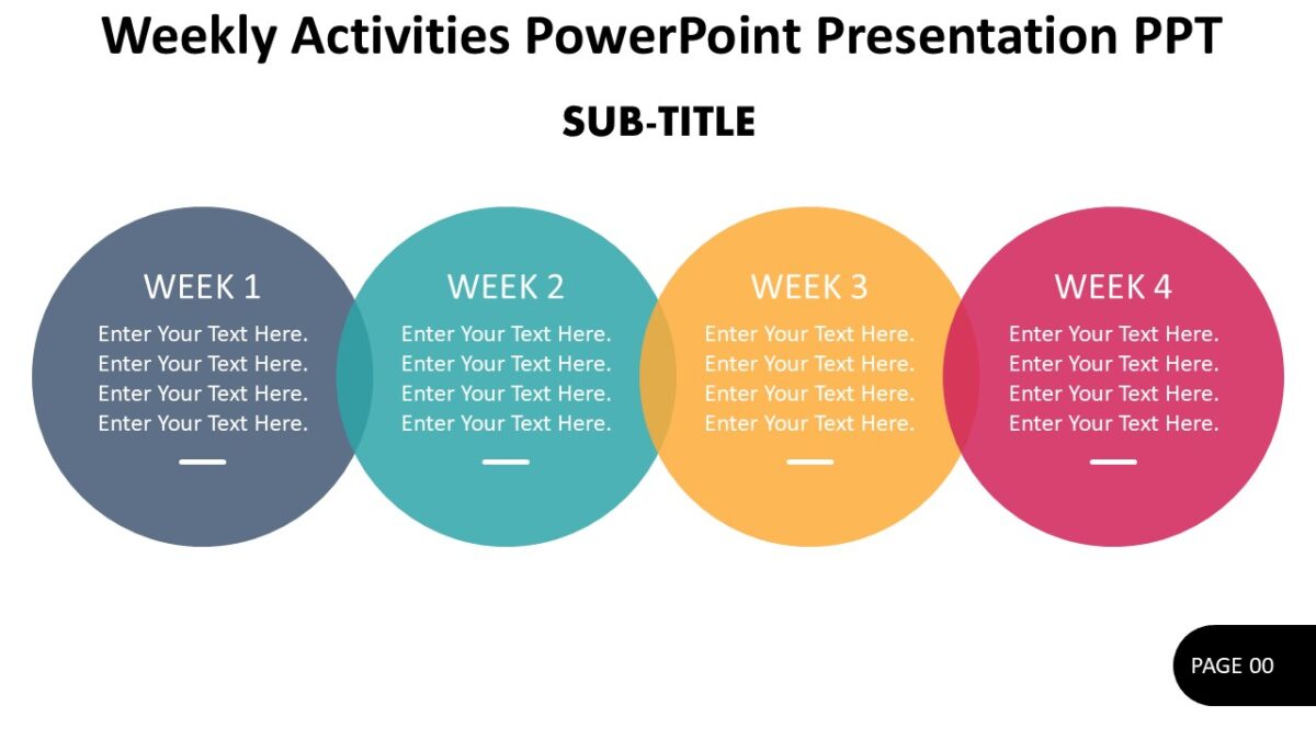 Weekly Activities PowerPoint Presentation PPT - PPTUniverse