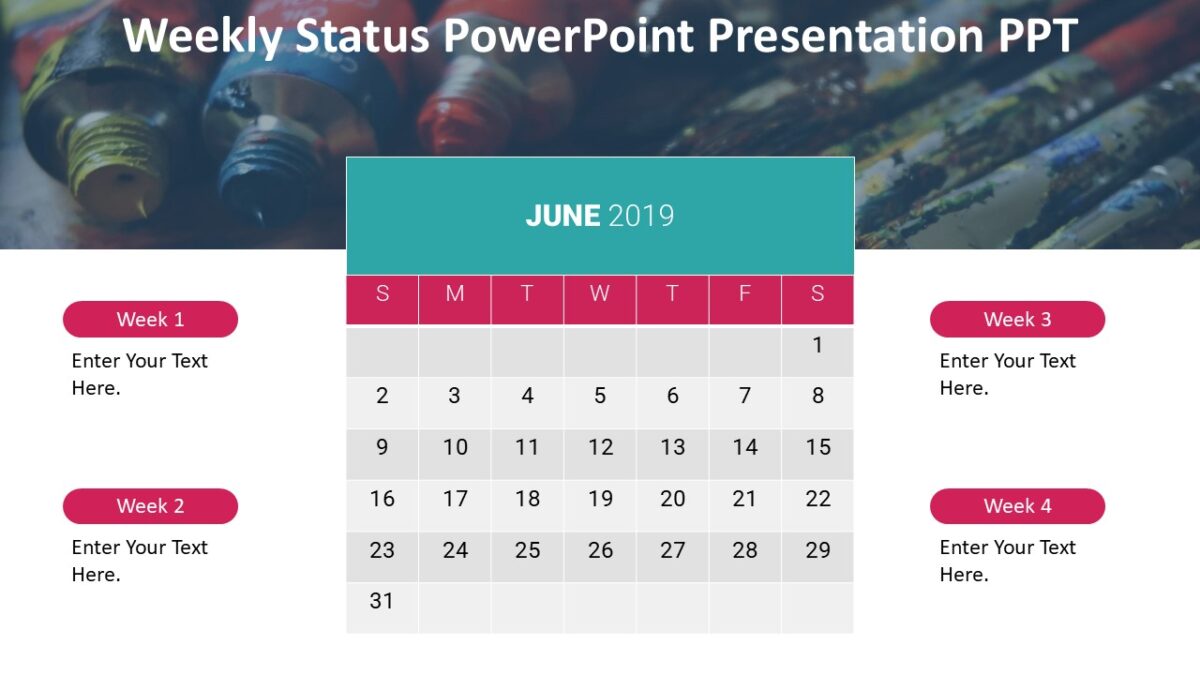 Weekly Status PowerPoint Presentation PPT - PPTUniverse