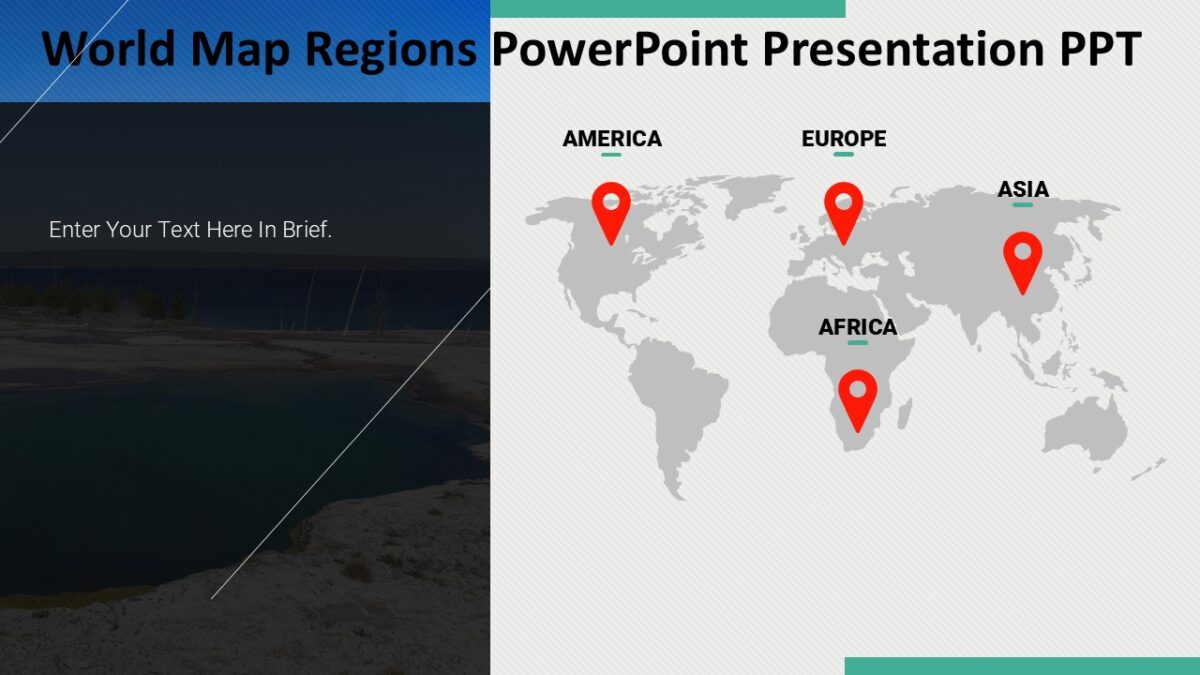 World Map Regions PowerPoint Presentation PPT - PPTUniverse