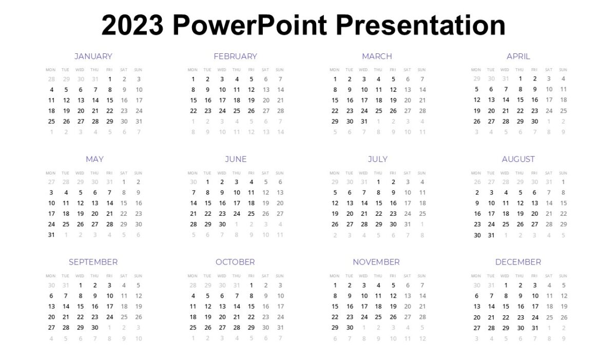 2023 PowerPoint Presentation : 100% Editable PPTx