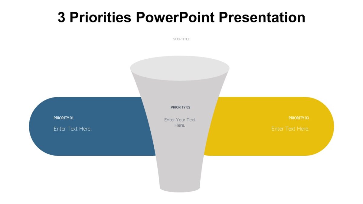 3 Priorities PowerPoint Presentation - PPTUniverse