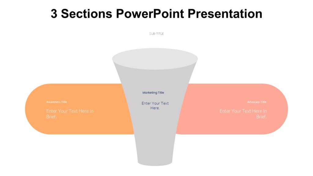 3 Sections PowerPoint Presentation - PPTUniverse