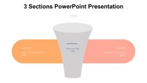 3 Sections PowerPoint Presentation : 100% Editable PPTx