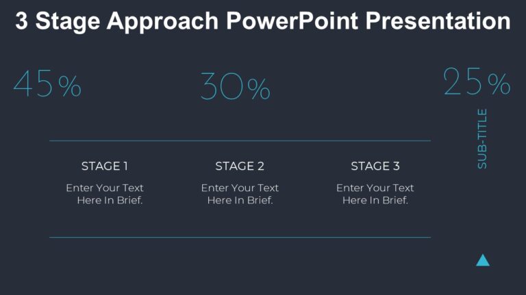 3 Stage Approach PowerPoint Presentation - PPTUniverse