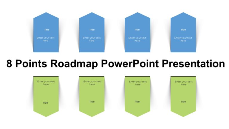 8 Points Roadmap PowerPoint Presentation - PPTUniverse
