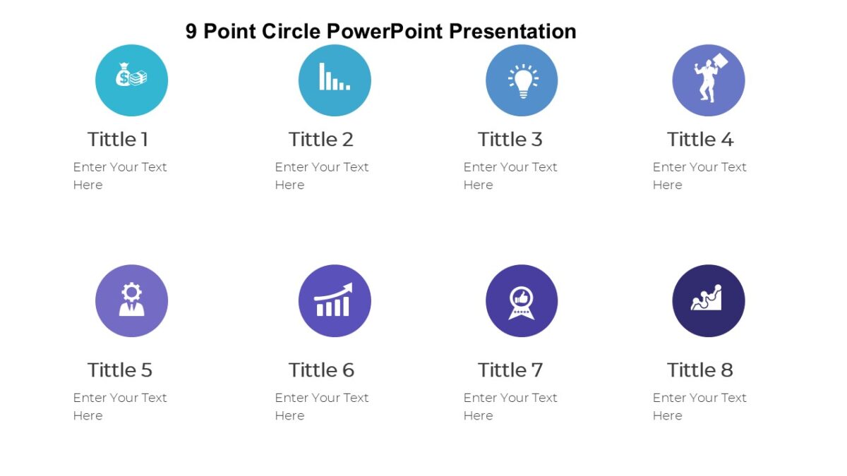 9 Point Circle PowerPoint Presentation - PPTUniverse