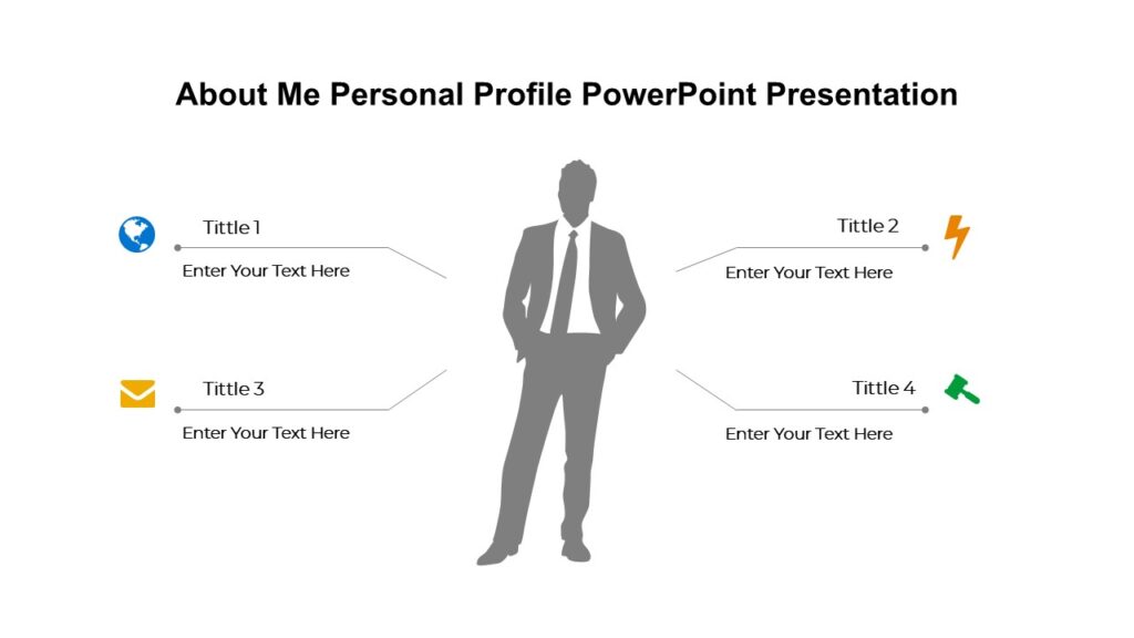About Me Personal Profile PowerPoint Presentation : 100% Editable PPTx