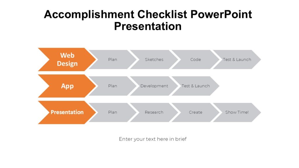 Accomplishment Checklist PowerPoint Presentation - PPTUniverse