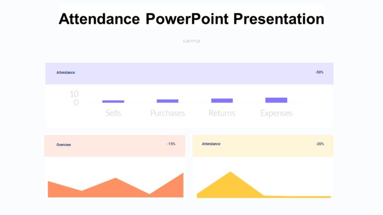 Attendance PowerPoint Presentation : 100% Editable PPTx