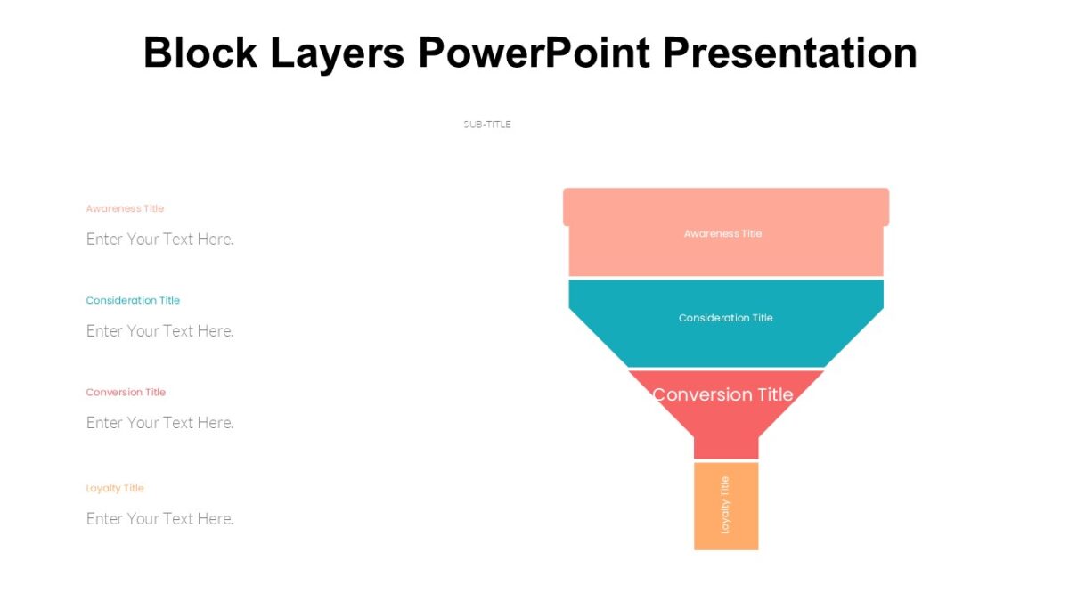 Block Layers PowerPoint Presentation : 100% Editable PPTx