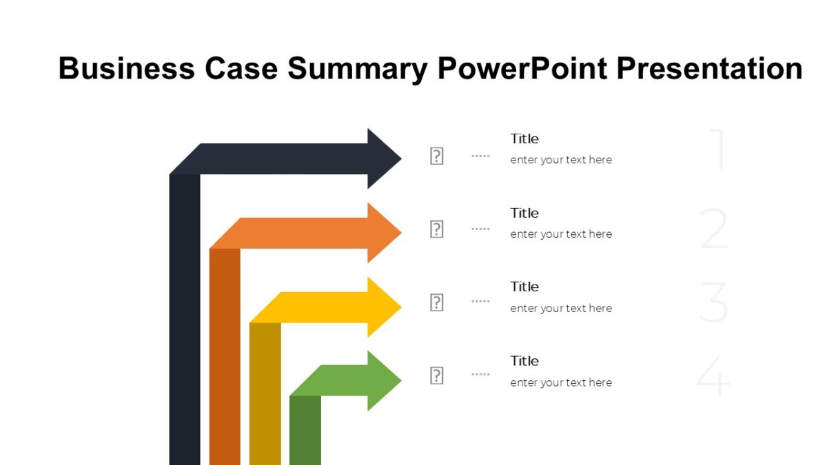 Business Case Summary PowerPoint Presentation : 100% Editable PPTx