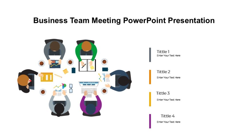 Business Team Meeting PowerPoint Presentation - PPTUniverse