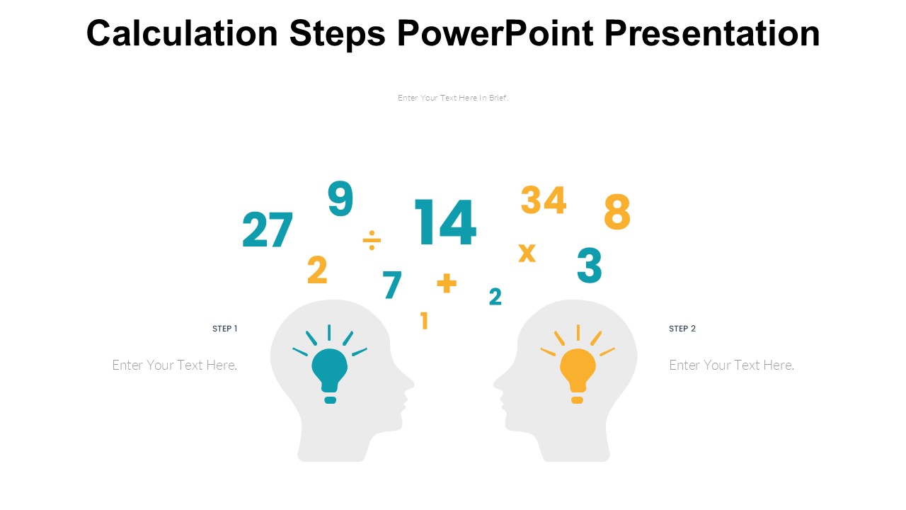 Calculation Steps PowerPoint Presentation - PPTUniverse