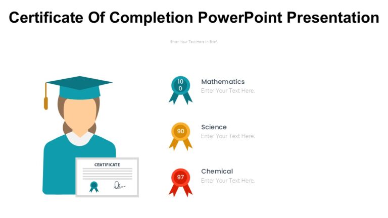 Certificate Of Completion PowerPoint Presentation - PPTUniverse