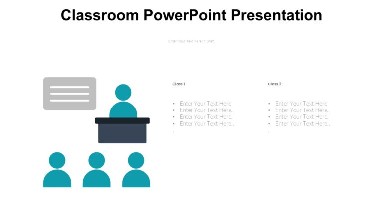 Classroom PowerPoint Presentation : 100% Editable PPTx