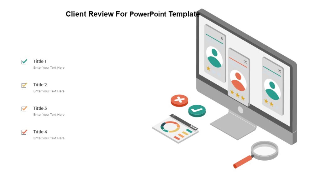 Client Review For PowerPoint Template : 100% Editable PPTx