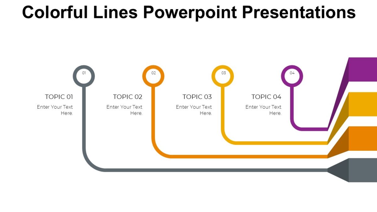 Colorful Lines Powerpoint Presentations : 100% Editable PPTx