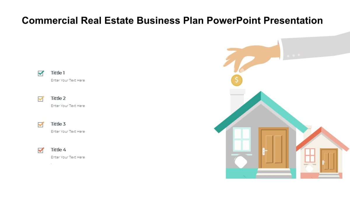 Commercial Real Estate Business Plan PowerPoint Presentation : 100% ...