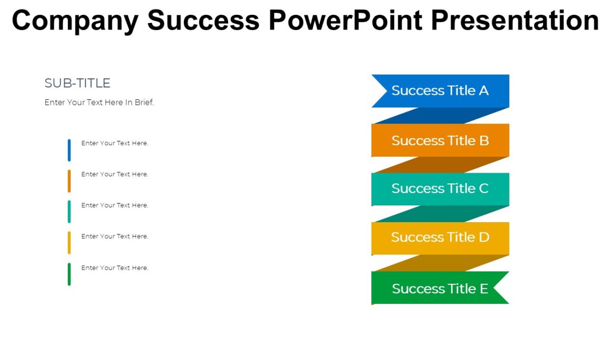 Company Success PowerPoint Presentation : 100% Editable PPTx