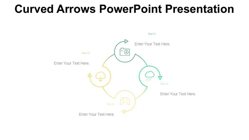 Curved Arrows PowerPoint Presentation - PPTUniverse