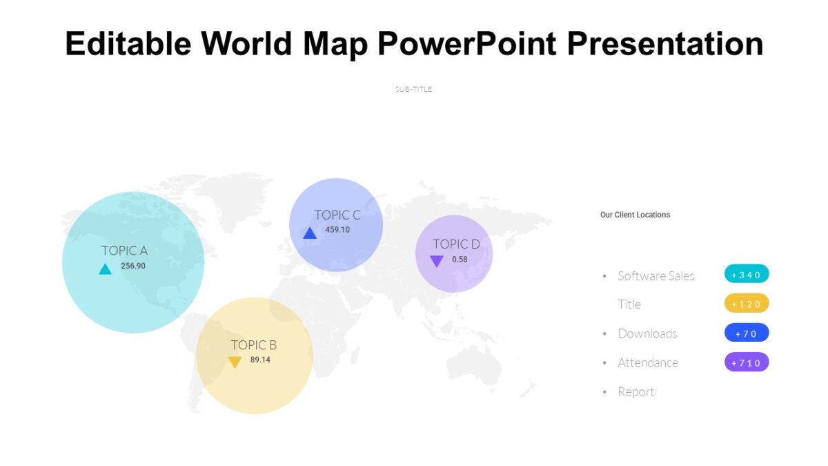 Editable World Map PowerPoint Presentation - PPTUniverse