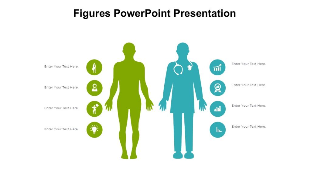 Figures PowerPoint Presentation : 100% Editable PPTx