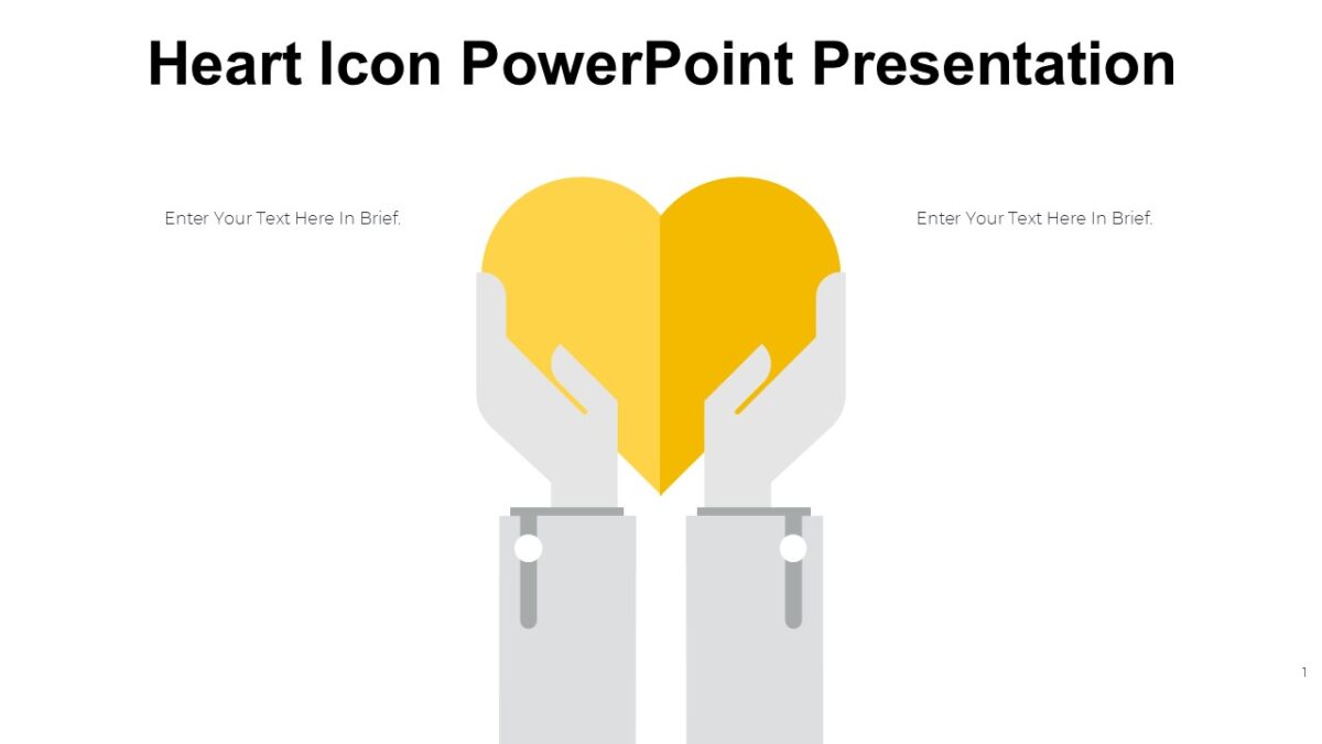 Heart Icon PowerPoint Presentation : 100% Editable PPTx
