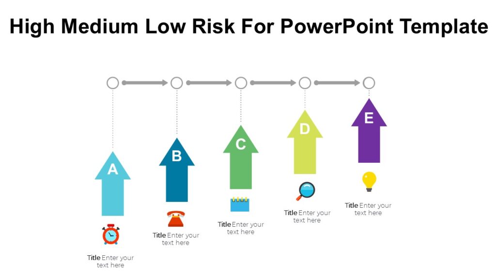 High Medium Low Risk For PowerPoint Template : 100% Editable PPTx
