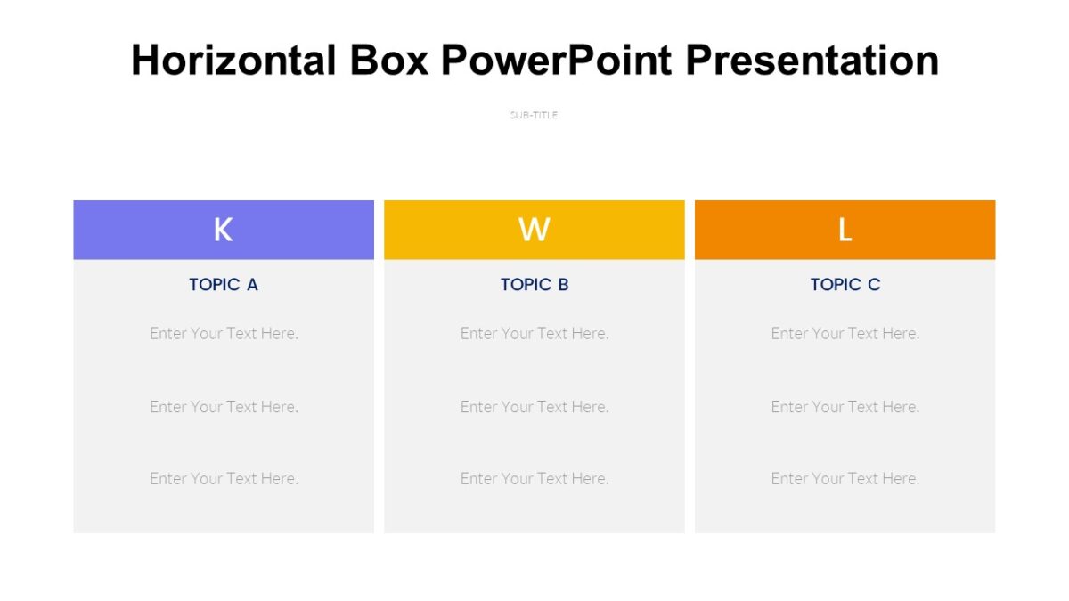Horizontal Box PowerPoint Presentation - PPTUniverse