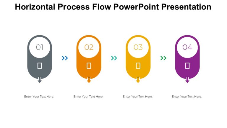 Horizontal Process Flow PowerPoint Presentation - PPTUniverse