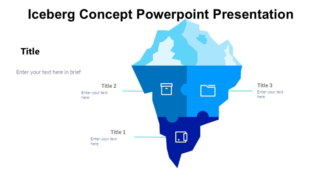 Iceberg Concept Powerpoint Presentation : 100% Editable PPTx