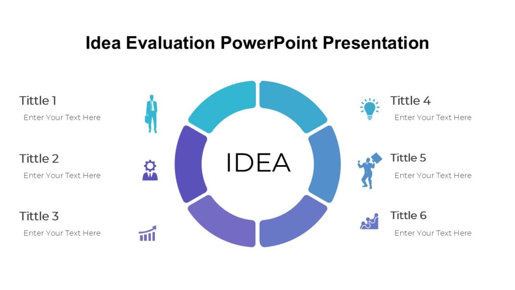 Idea Evaluation PowerPoint Presentation : 100% Editable PPTx