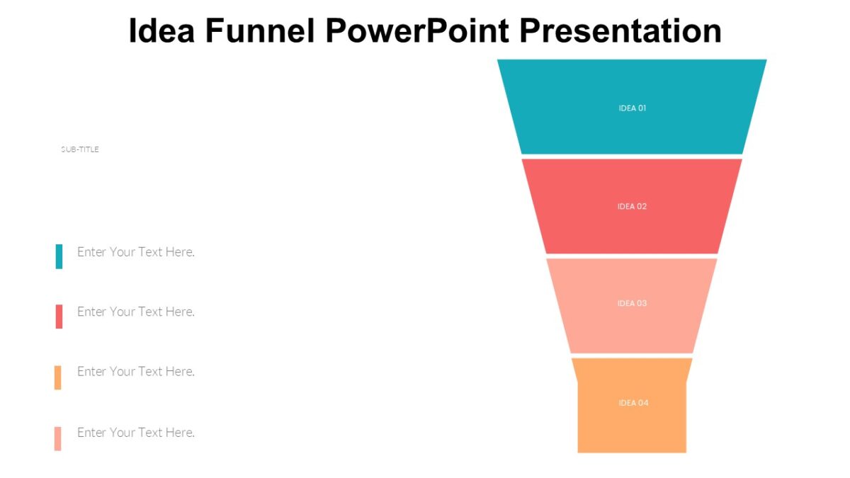 Idea Funnel PowerPoint Presentation - PPTUniverse