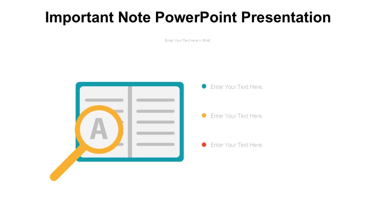 Important Note PowerPoint Presentation - PPTUniverse