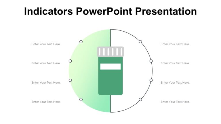 Indicators PowerPoint Presentation : 100% Editable PPTx