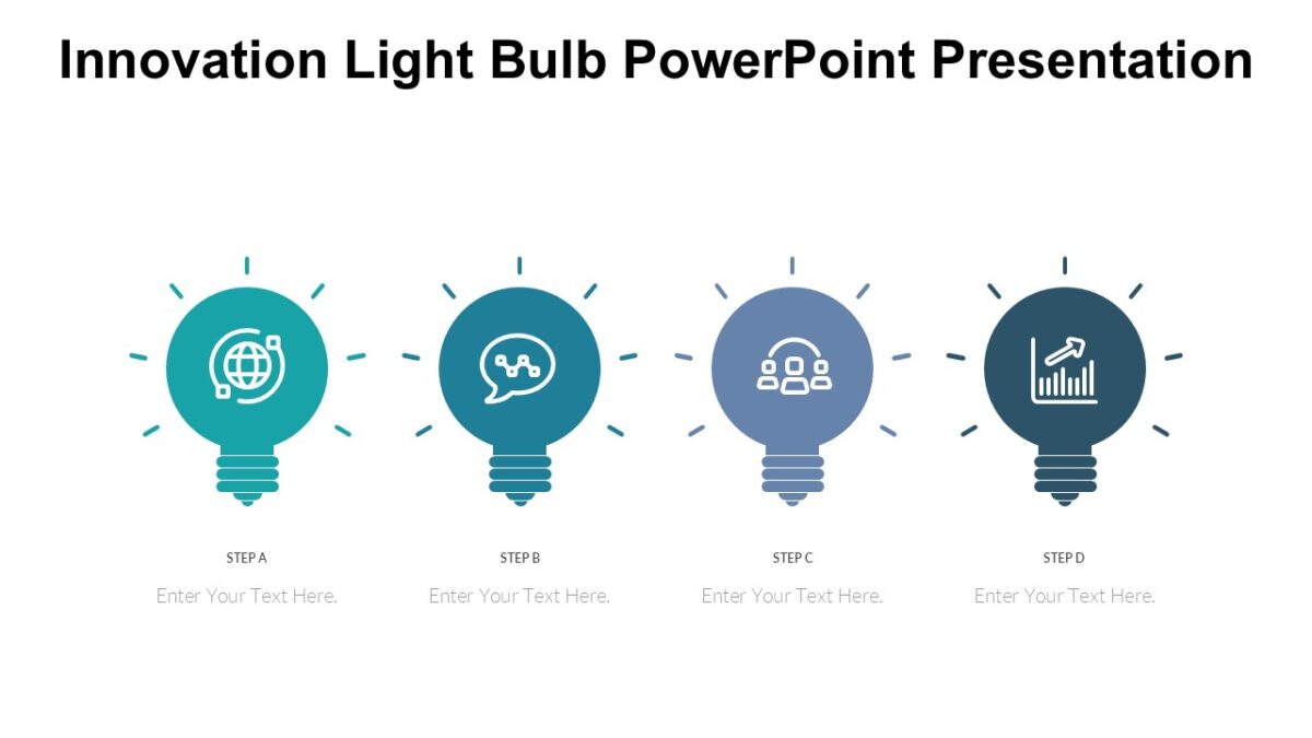Innovation Light Bulb PowerPoint Presentation : 100% Editable PPTx