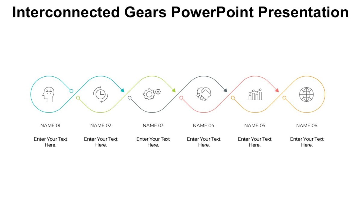 Interconnected Gears PowerPoint Presentation - PPTUniverse
