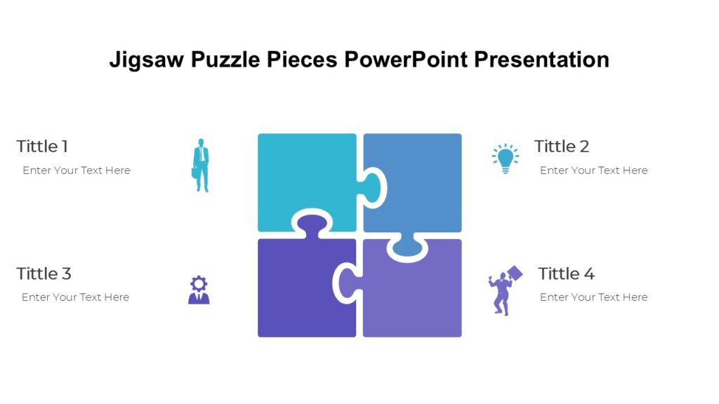 Jigsaw Puzzle Pieces Powerpoint Presentation : 100% Editable PPTx